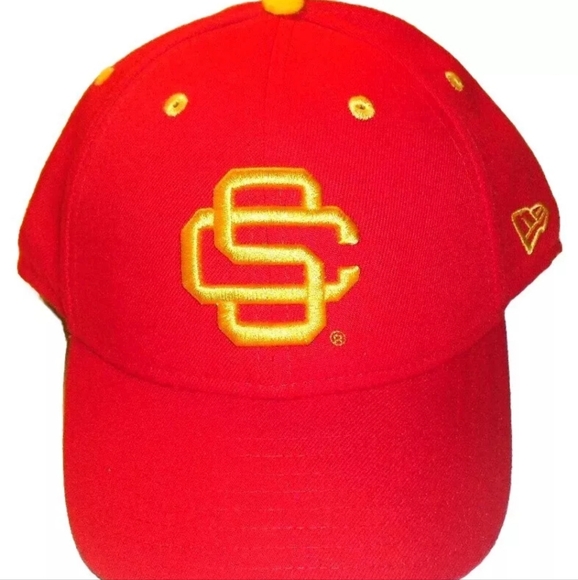 New Era | Accessories | Usc Trojans Mens New Era Curved Bill Fitted Hat ...